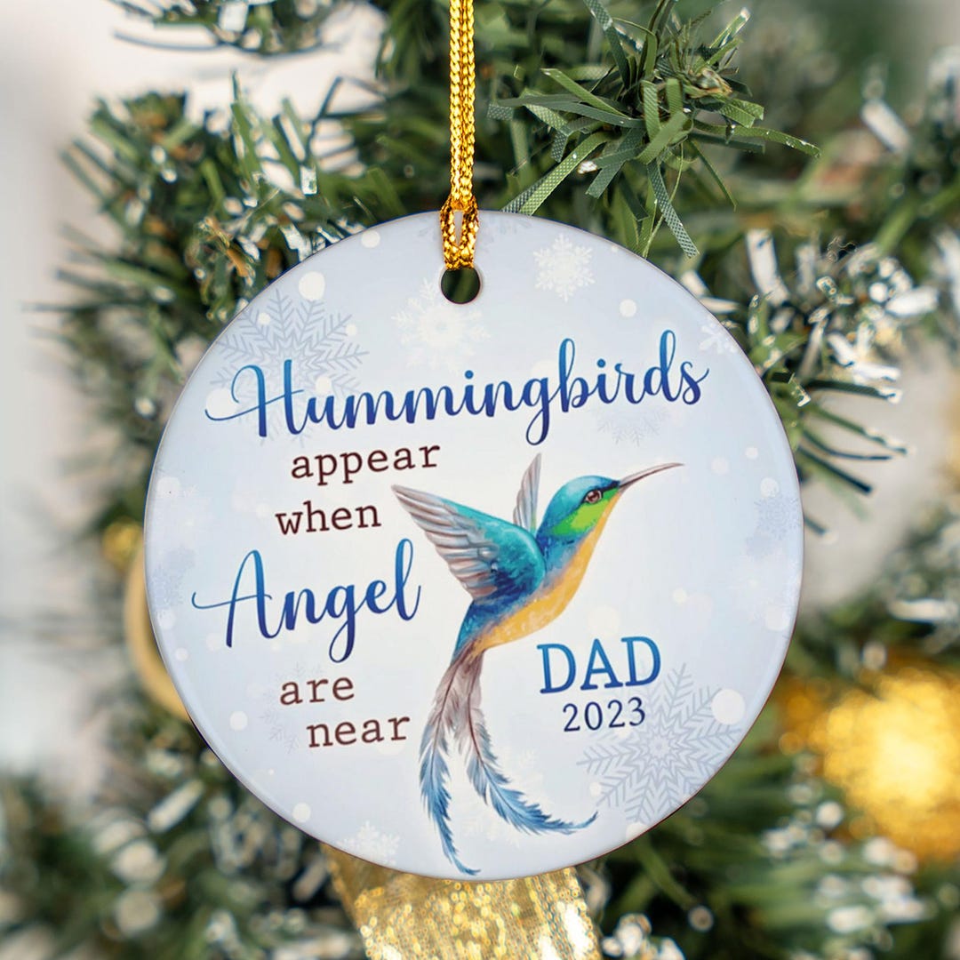 Personalized Hummingbird Memorial Ornament 2024, I Am Always With You ...