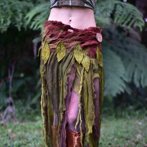 Nuno Felted Tree Roots Skirt/shawl-pixie Belt-woodland Costume-nymph ...