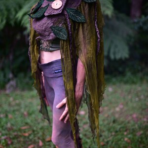 Nuno Felted Tree Roots Skirt/shawl-pixie Belt-woodland Costume-nymph ...