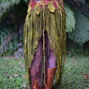 Nuno Felted Tree Roots Skirt/shawl-pixie Belt-woodland Costume-nymph ...