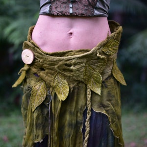 Nuno Felted Tree Roots Skirt/shawl-pixie Belt-woodland Costume-nymph ...