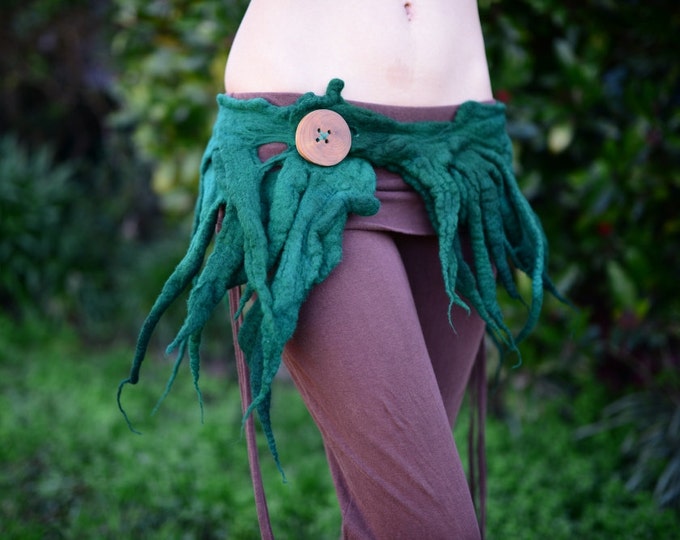 Felt Melted Pixie Woodland Forest Nymph Tree Roots Belt OOAK - Etsy