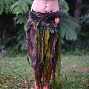 Nuno Felted Tree Roots Skirt/shawl-pixie Belt-woodland Costume-nymph ...