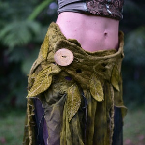 Nuno Felted Tree Roots Skirt/shawl-pixie Belt-woodland Costume-nymph ...