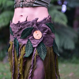 Nuno Felted Tree Roots Skirt/shawl-pixie Belt-woodland Costume-nymph ...