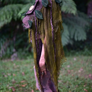 Nuno Felted Tree Roots Skirt/shawl-pixie Belt-woodland Costume-nymph ...