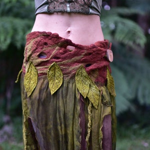 Nuno Felted Tree Roots Skirt/shawl-pixie Belt-woodland Costume-nymph ...