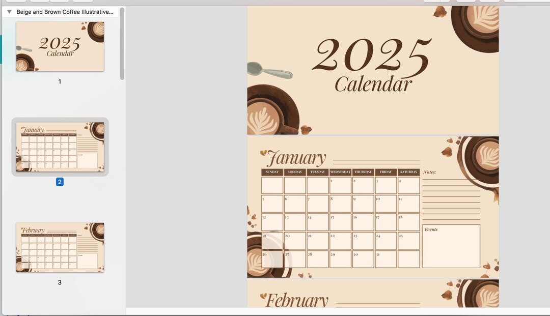 2025 Printable Planner New Year Calendar Instant Download Sunday ...