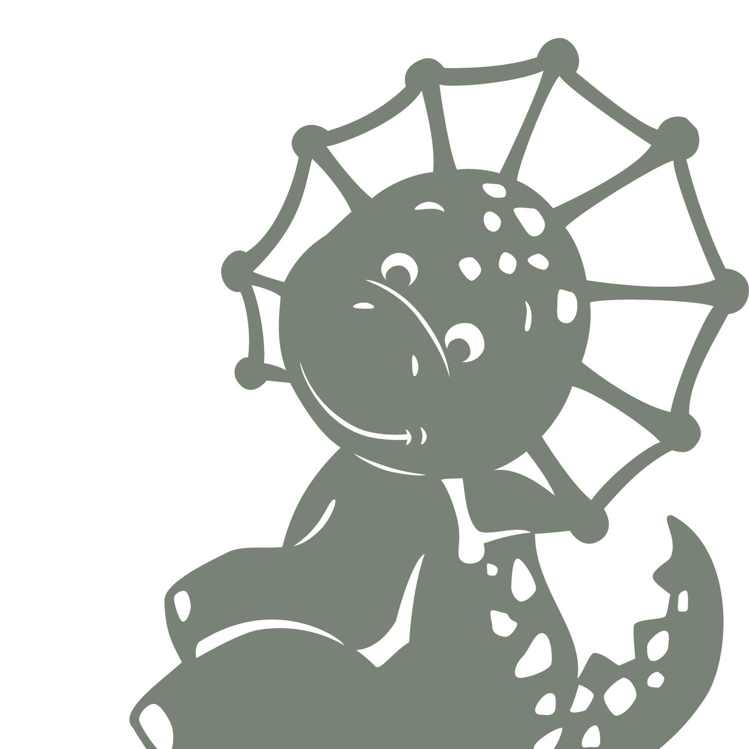 Dinosaur Vector Silhouette Set of Illustrations Cut File Paper Cut Dino ...