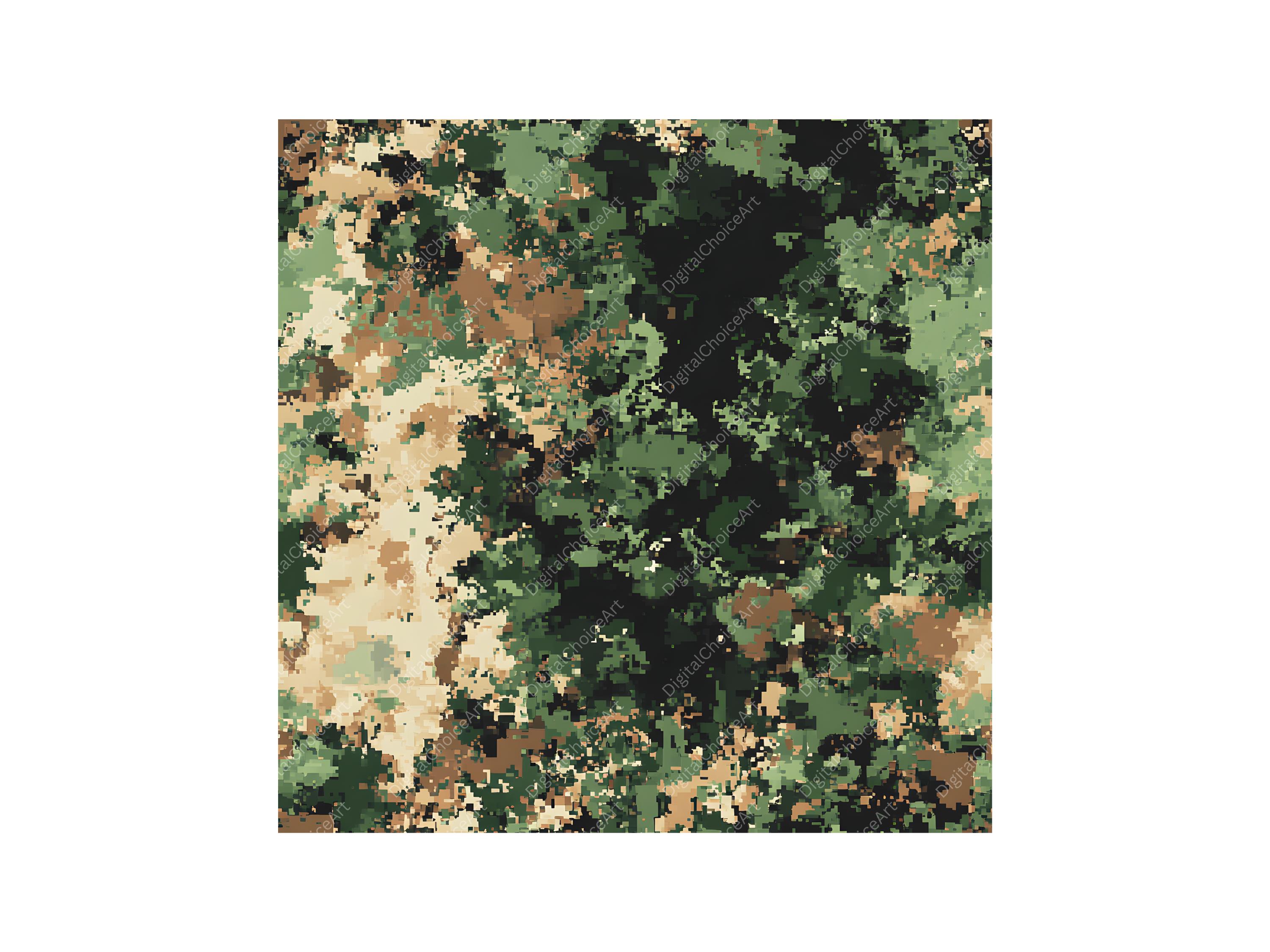 Military Camo Digital Paper: Seamless Camouflage Patterns (digital ...