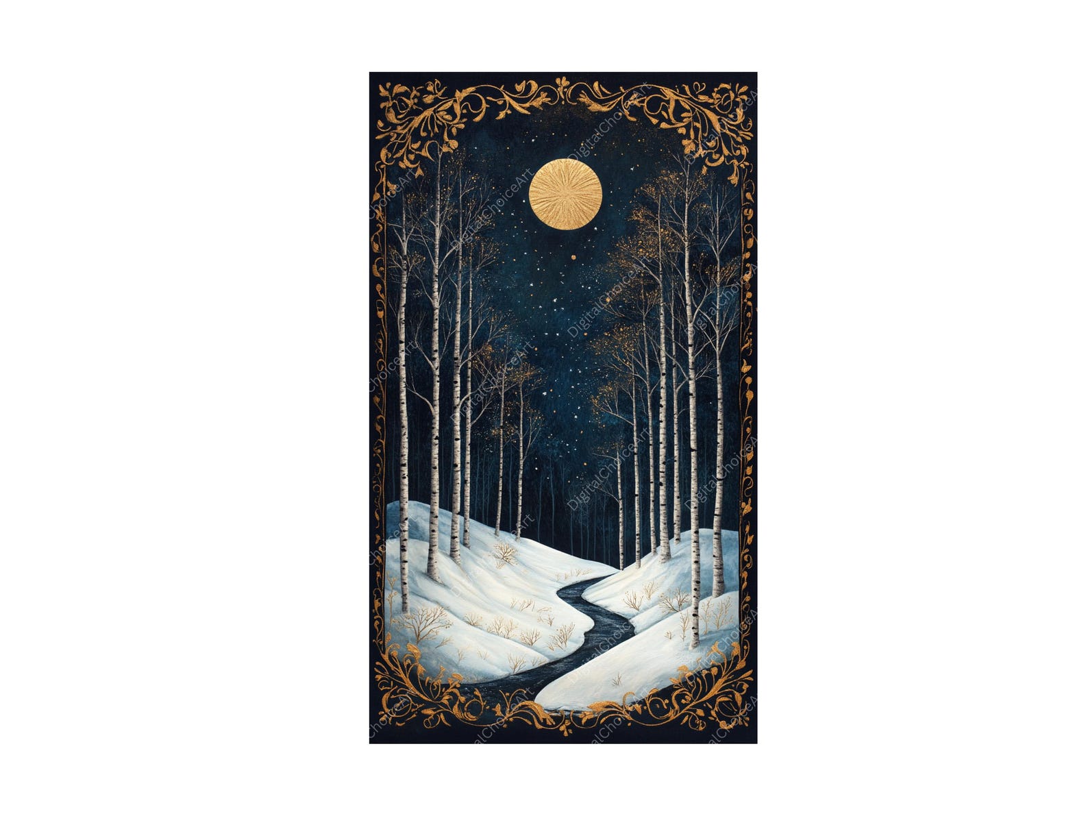 Enchanted Christmas Forest Clipart Pack - Winter Wonderland Forest ...