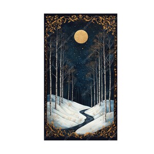 Enchanted Christmas Forest Clipart Pack - Winter Wonderland Forest ...