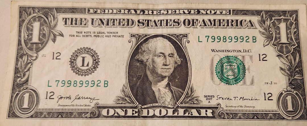 2017A Fancy Serial Number Every 2 Numbers Has a 9 Serial Number ...