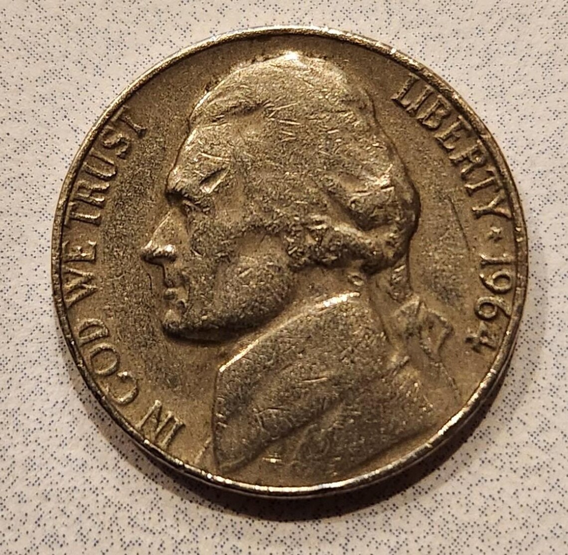 1964 Nickel No Mint Mark - Etsy