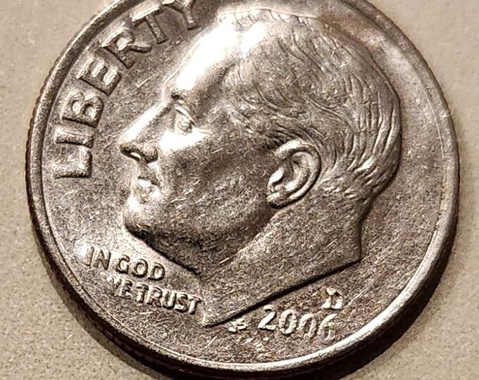 2006 D Dime With Double Strike Mint Mark With Bands - Etsy