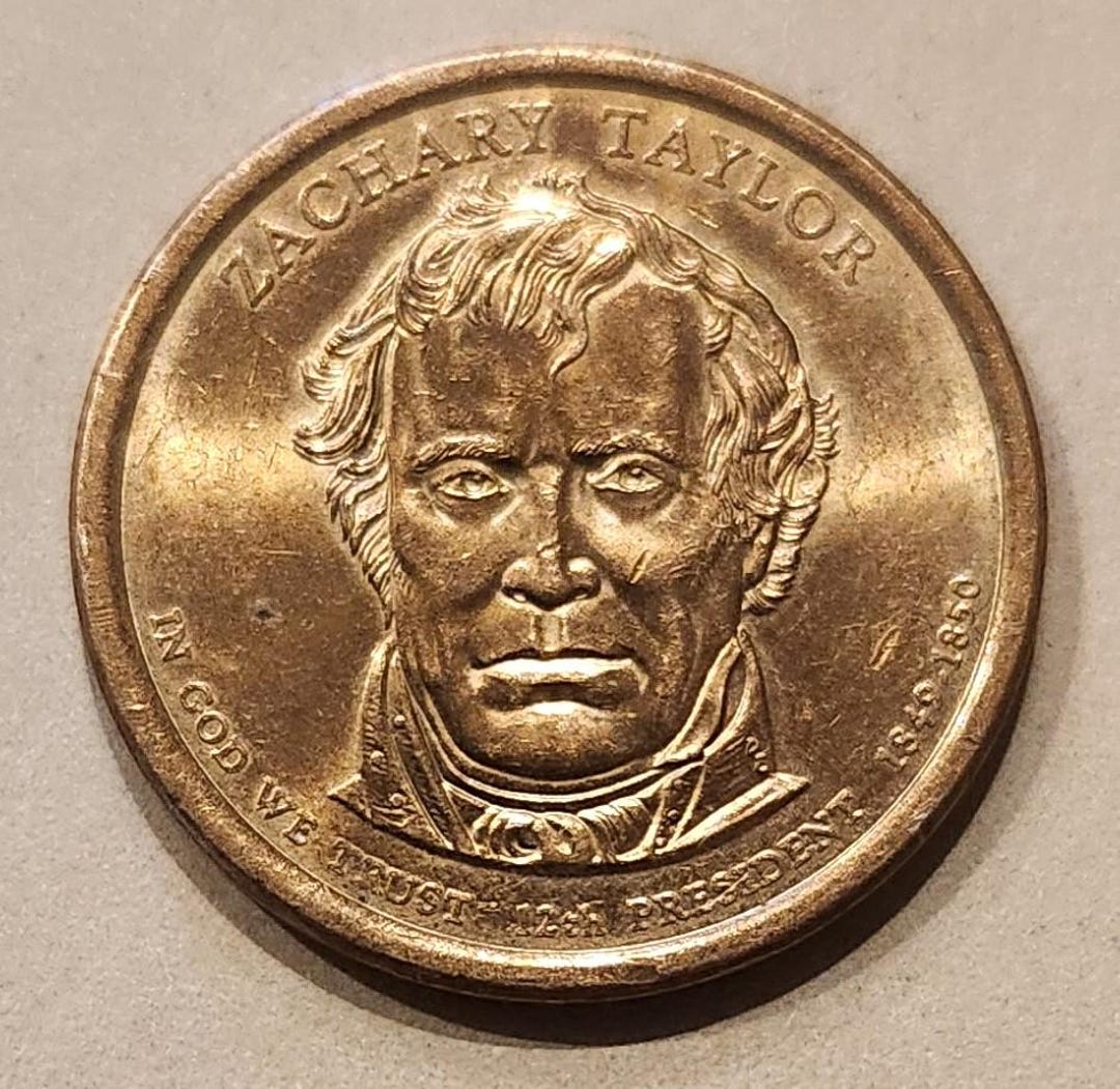 2009 D Zachary Taylor Presidential Dollar Coin - Etsy