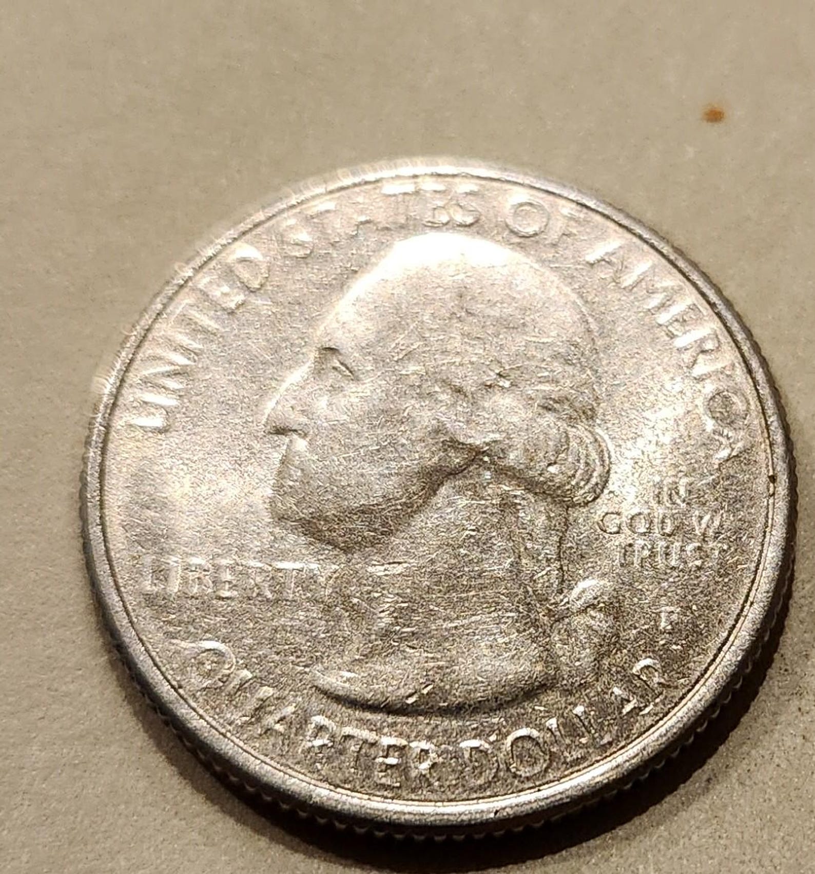 2018 P Quarter Pictured Rocks Grease Struck Through Error on the ...