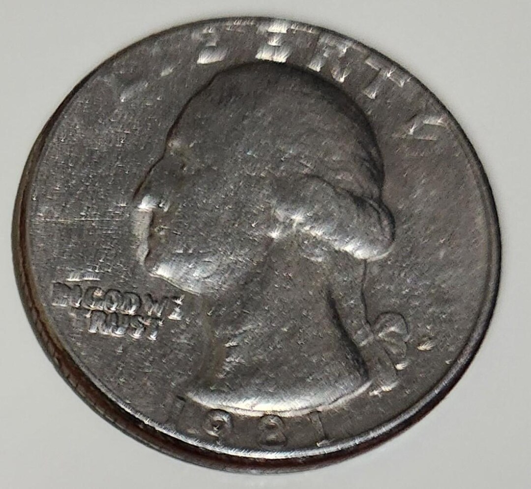 1981 D Quarter Double Strike Mint Mark - Etsy