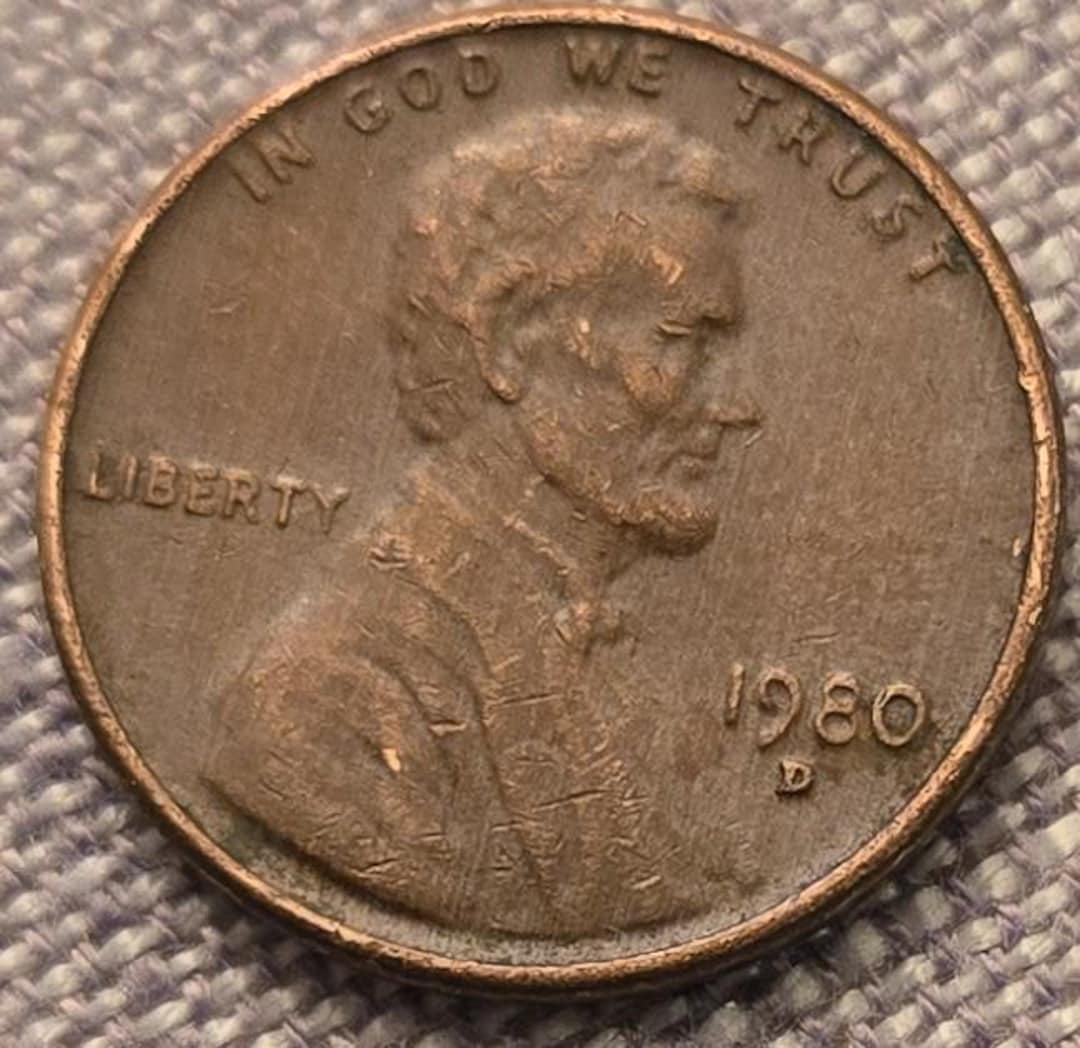 1980 D Penny Wide AM - Etsy
