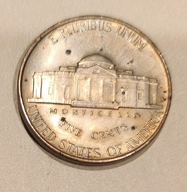 1946 S Jefferson Nickel With Steps - Etsy
