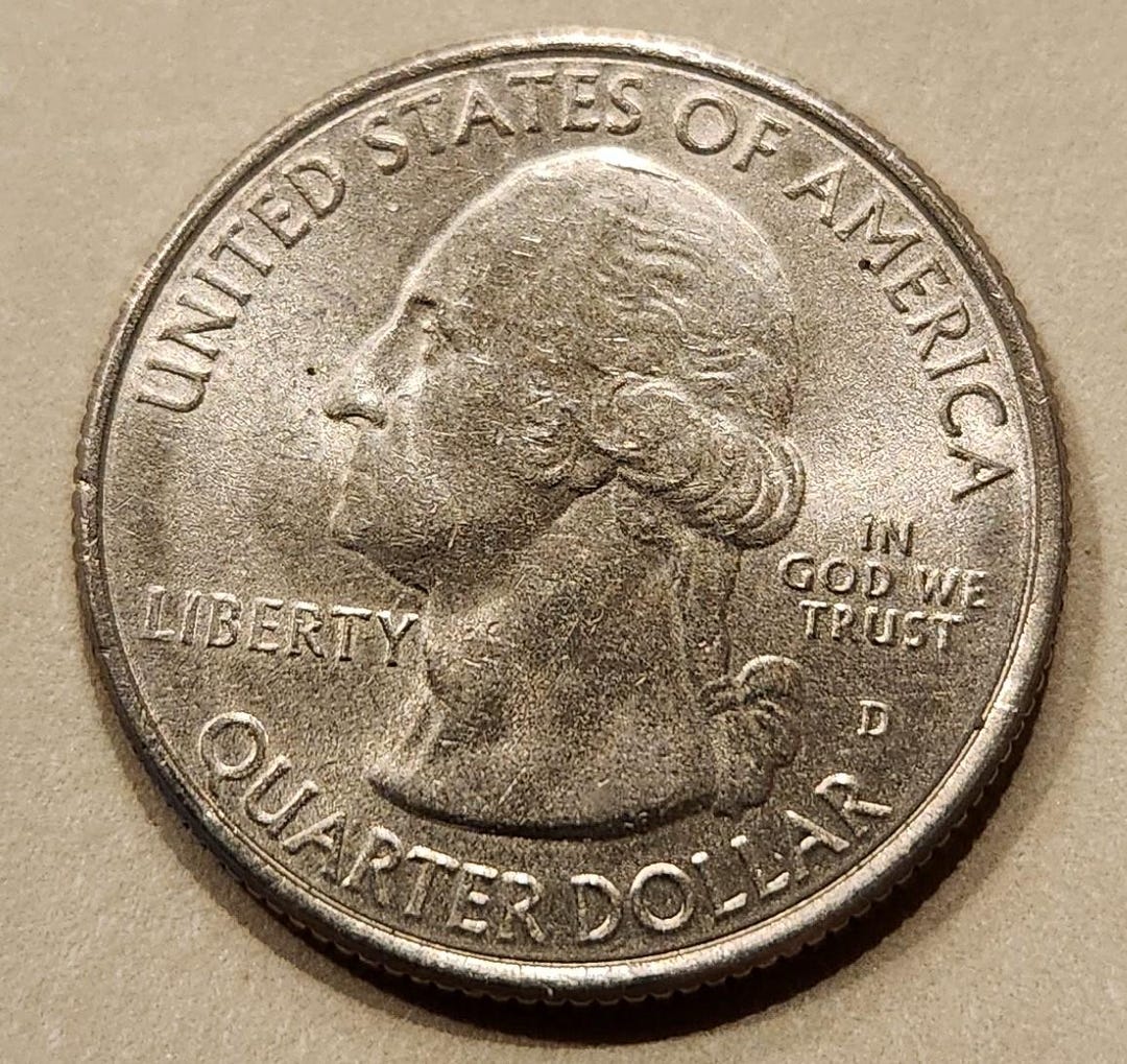 2017 D Ellis Island Quarter Die Chip on the Reverse - Etsy