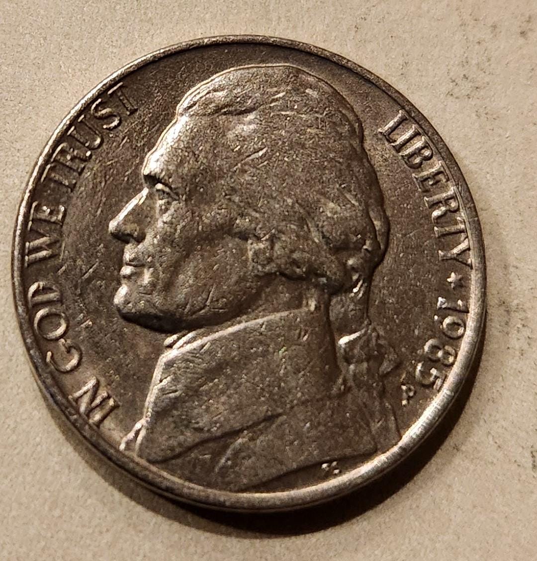 1985 P Nickel - Etsy