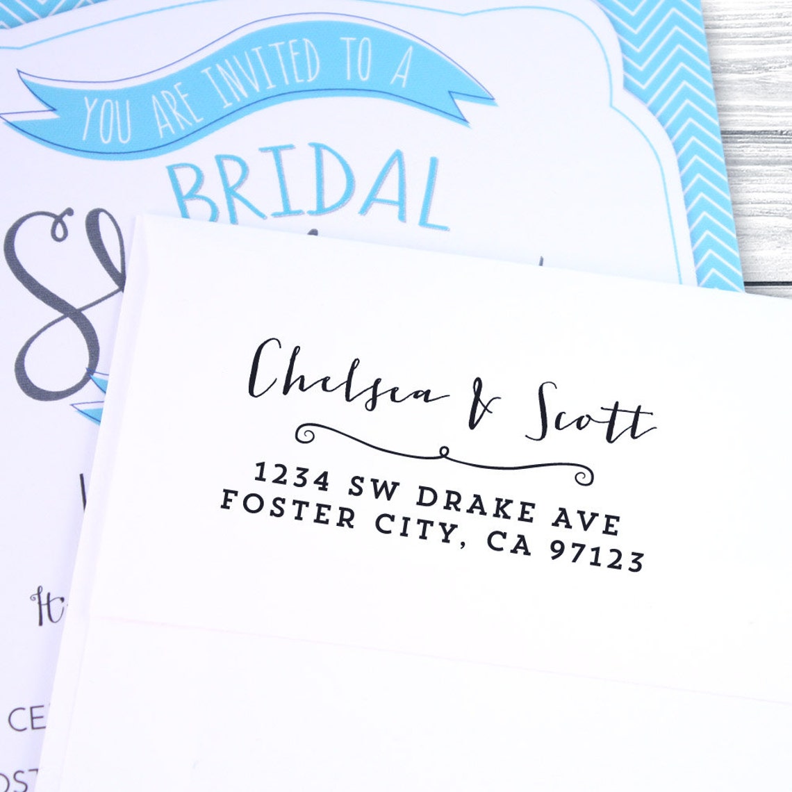 Custom Formal Calligraphy Return Address Stamp102ts or 102SI - Etsy Custom Formal Calligraphy Return Address Stamp102ts or 102SI - Etsy