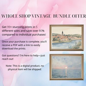 99+ Vintage Art Prints MEGA Bundle: Classic Gallery Wall Set (digital ...