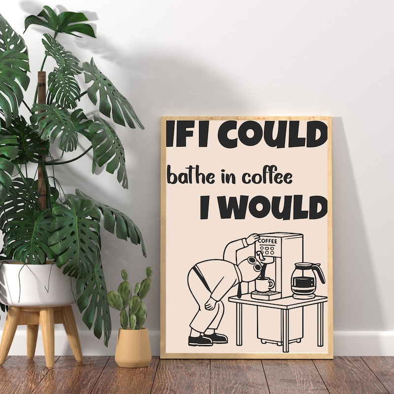 Coffee Art Print - Etsy