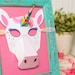Rhino Valentine Box Kit Printable Rhinoceros Mailbox for Kid Valentine ...