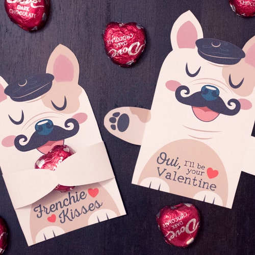 Pitbull Puppy Classroom Candy Holder Valentines Bulldog Pittie - Etsy