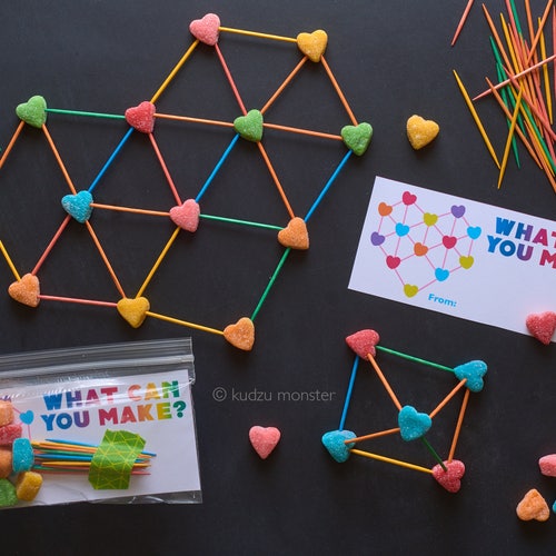 STEM Valentine's Day Activity Printable Bag Insert for - Etsy