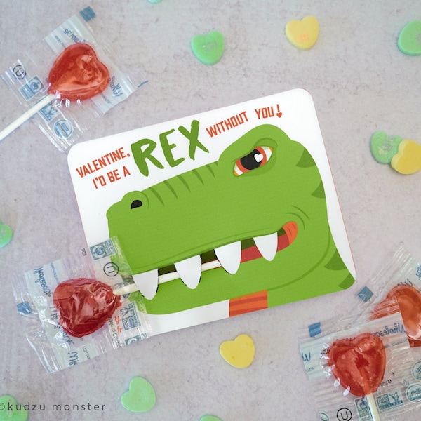 T Rex Valentine - Etsy