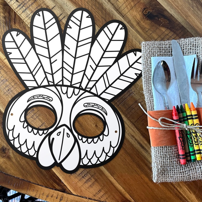 Turkey Mask - Etsy