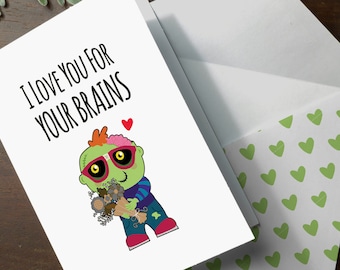 INSTANT DOWNLOAD Cute Zombie Printable Nerd Walking Dead I | Etsy