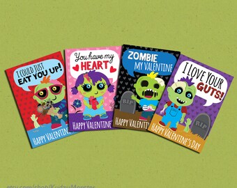 Zombie valentine | Etsy