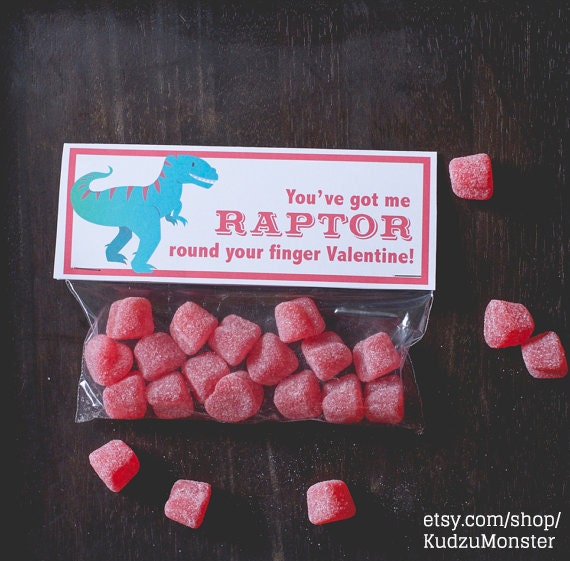 INSTANT DOWNLOAD Printable Classroom Valentines Treat Candy Bag Topper ...
