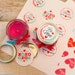 INSTANT DOWNLOAD Printable Cute Valentine Mason Jar Lid Label and Heart ...