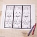 Easter Bunny Printable Coloring Page Crayon Hugger Colored Pencil ...