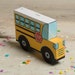 Teacher Appreciation School Bus Printable Gift Card Box Holder or Party ...