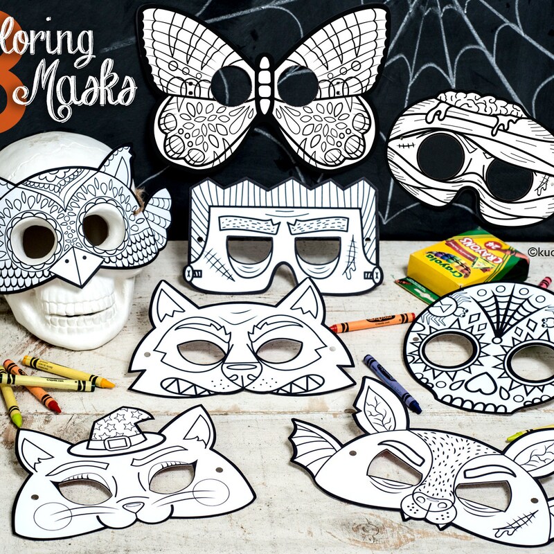 Halloween Masks - Etsy