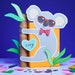 Koala Printable Box Kit DIY Valentine Box Decor Kit for - Etsy