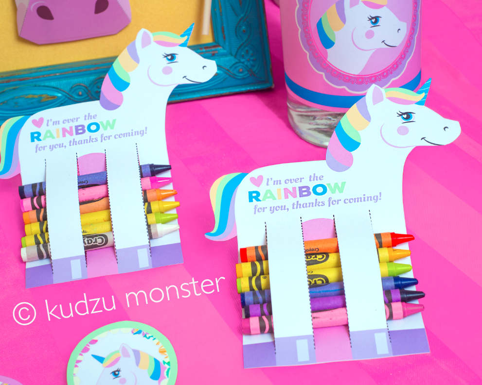 Unicorn Rainbow Printable Party Decor and Birthday Activity Kit Instant ...
