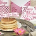 Mother's Day Breakfast in Bed printable DIY kit card