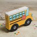Teacher Appreciation School Bus Printable Gift Card Box Holder or Party ...