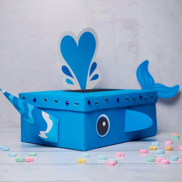 Narwhal Valentine - Etsy