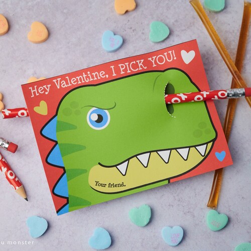 Funny Nose Picking Valentines Classroom Pencil Holder - Etsy