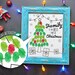 Printable Christmas Tree Fingerprint Coloring Activity | Instant ...