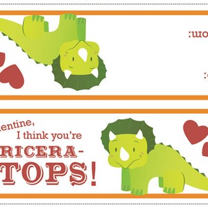 INSTANT DOWNLOAD Printable Classroom Valentines Treat Candy Bag Topper ...