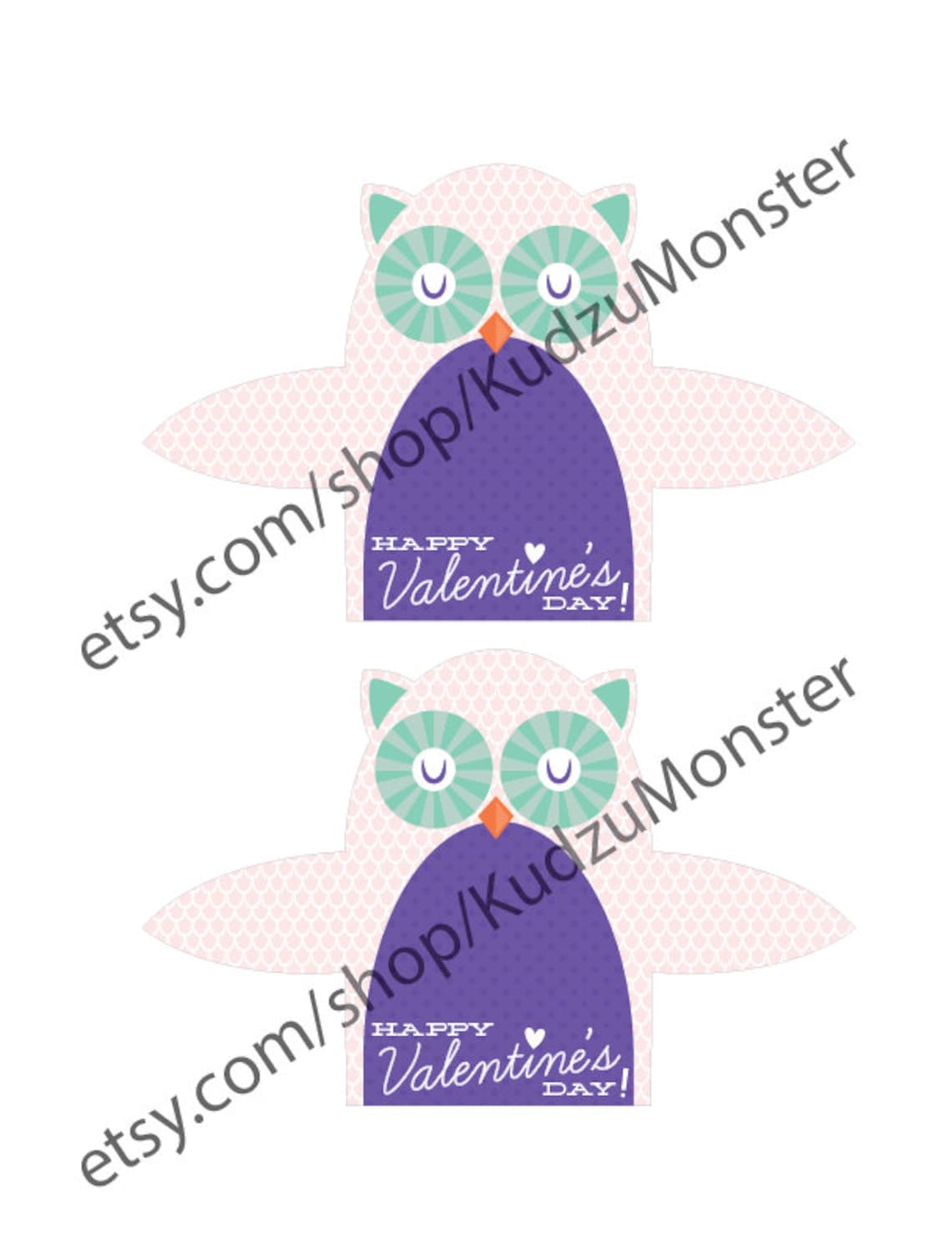 Owl Classroom Candy Holder Valentines Cute Woodland Themed Hug ...